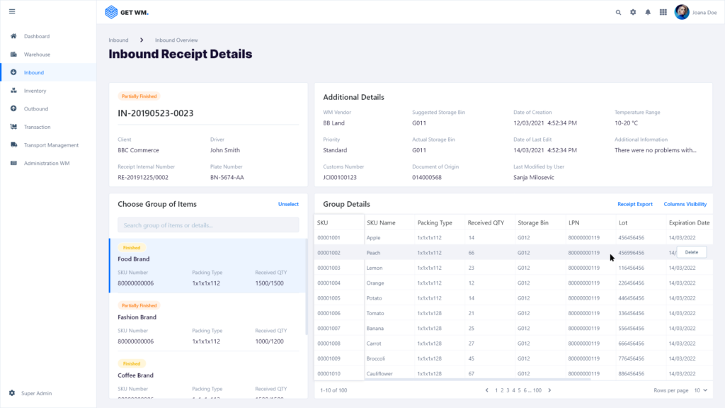 GET-Warehouse-Master - Global Engineering Technologies